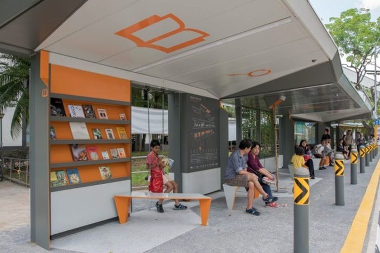 World’s most high-tech bus stop has rooftop solar panels and garden ...