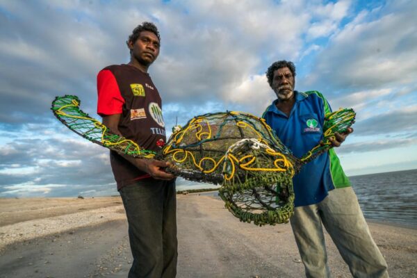 Australia’s Aboriginal Tribe is Recycling Discarded Fishing Nets Into Art