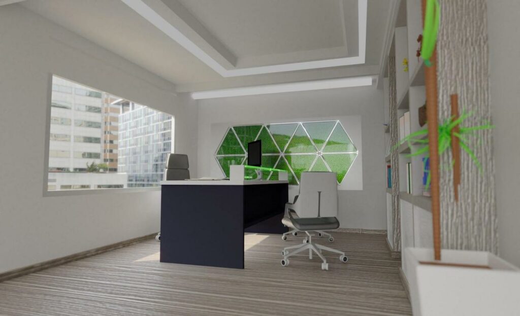 Algae-Based Biopanel Windows Purify Air While Generating Power & O2